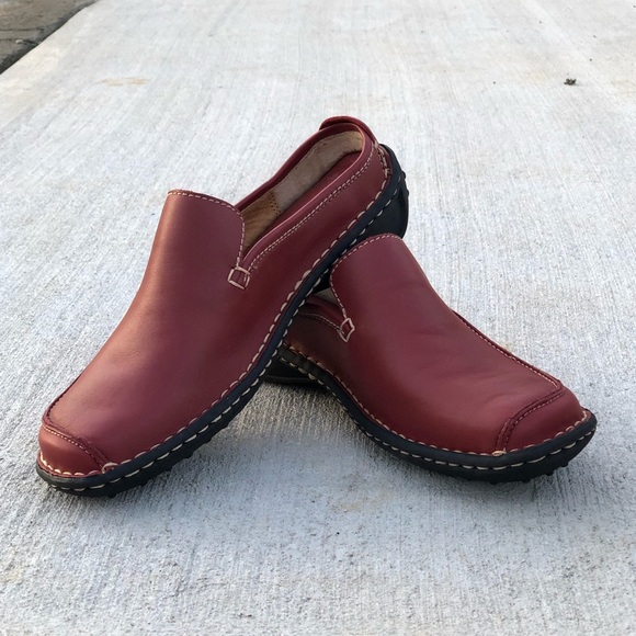 Born | Shoes | Womens 75 Born Handcrafted Red Leather Slip On | Poshmark